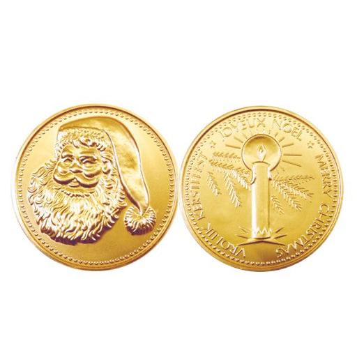 Chocolate Santa coin