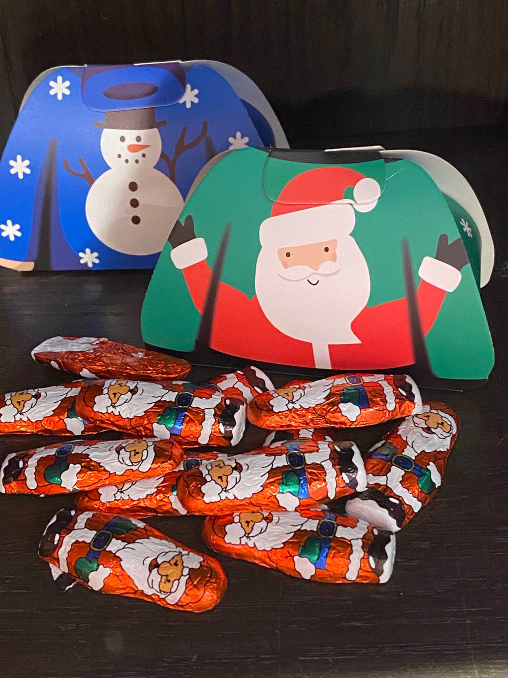 Chocolate Santa boxes